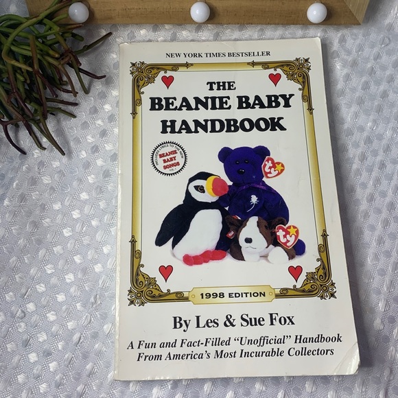 beanie baby | Other | The Beanie Baby Handbook 998 Edition By Les Fox ...